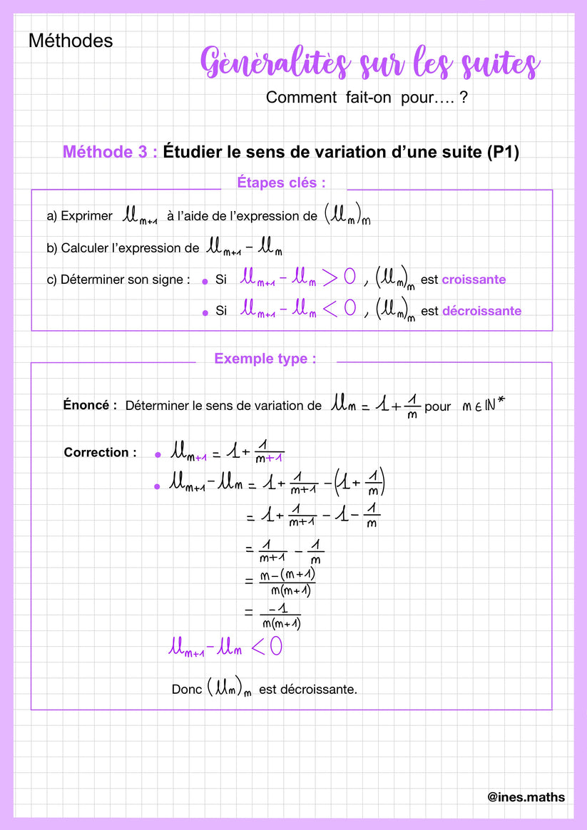BAC 1ère spé maths : Fiches de révision + fiches méthode (62 fiches ...